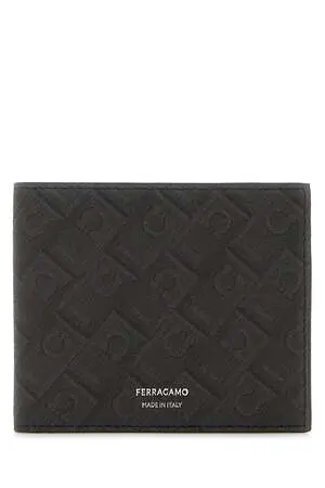 FERRAGAMO Printed Leather Wallet