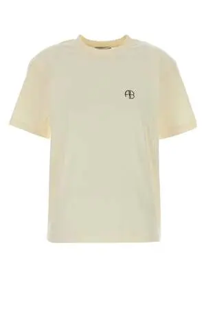 ANINE BING Cream Cotton Wagner T-shirt