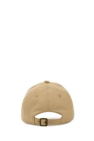 Burberry Beige Gabardine Baseball Cap
