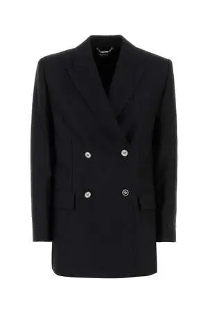 Versace Wool Blazer - Black