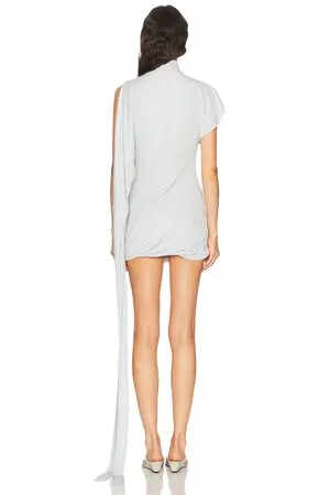 FRANCESCO MURANO Asymmetrical Draped Dress - Grey