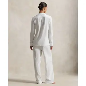 Ralph Lauren Knit Oxford Shirt & Pant Pajama Set