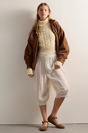 Free People Intimately Catalina Bloomer Pants - Tea