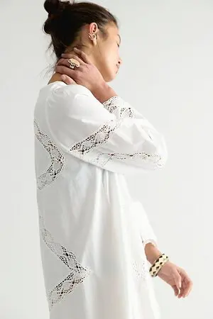 SISSEL EDELBO Agathe Maxi Dress With Crochet Detailing
