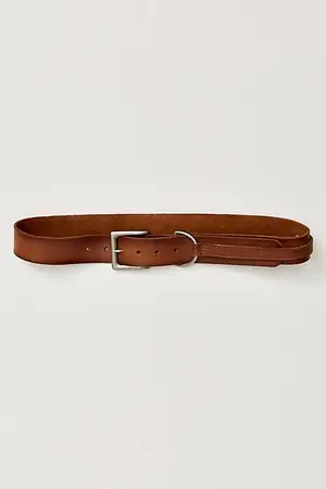 Free People Torre Leather Belt - Cognac