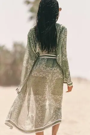 CELANDINE Prted Tie Kaftan