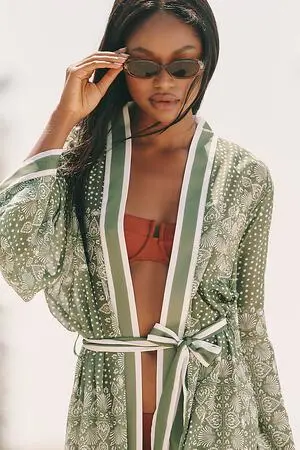 CELANDINE Prted Tie Kaftan