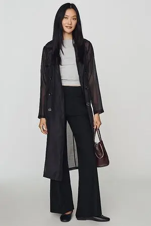 Maeve Jude Trousers Wide Leg, High Rise - Black