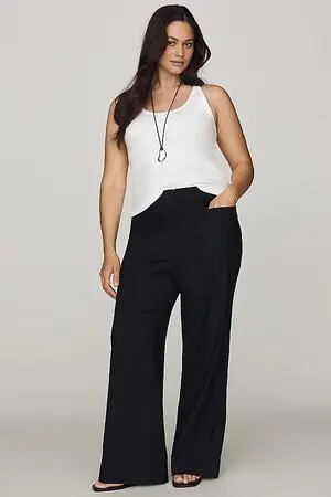 Maeve Jude Trousers In Magic Fabric - Black