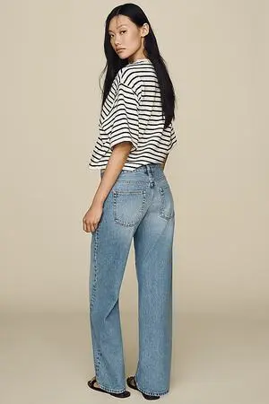 FRAME The Saturday Low Rise Straight Jeans