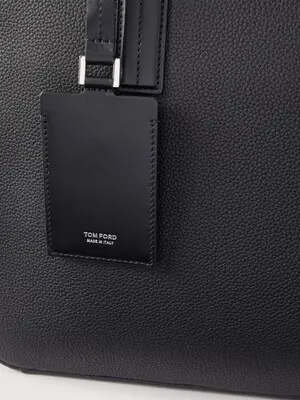 TOM FORD Elliot Full-grain Leather Briefcase