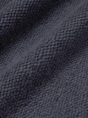 Mr P. Textured-cashmere Polo Shirt