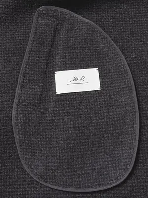 Mr P. Checked Double-faced Wool And Cashmere-blend Coat