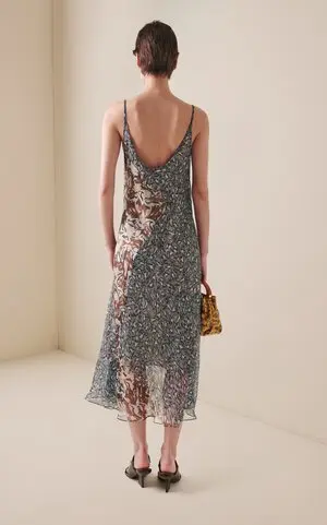 Dries Van Noten Dibelle Silk Midi Dress