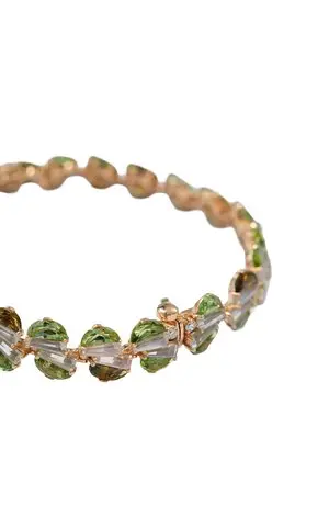 Nak Armstrong 20k Rose Gold Shirred Tennis Bracelet
