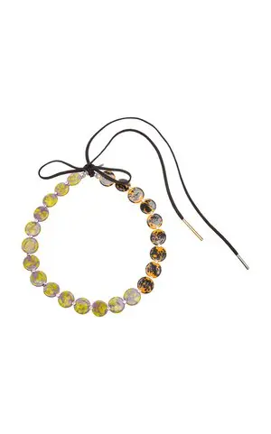 Dries Van Noten Patterned Glass Necklace