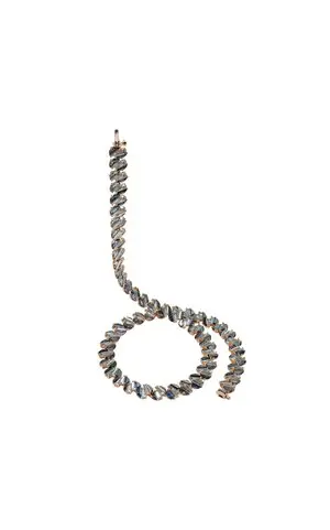 Nak Armstrong 20k Rose Gold Braided Collar Necklace