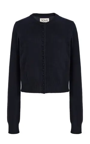 Tove Signe Cashmere Cardigan - Navy