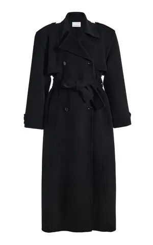 THE FRANKIE SHOP The Frankie Shop Nikola Padded Wool-Cashmere Trench Coat
