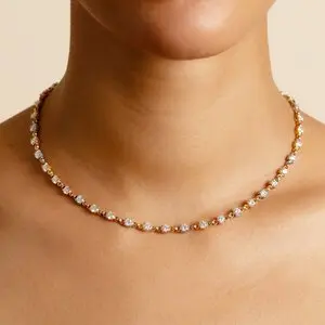 SPINELLI KILCOLLIN 18k Gold Aysa Tennis Necklace