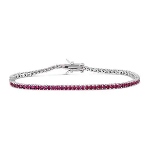 SHYMI Classic Two Mm Ruby Tennis Bracelet