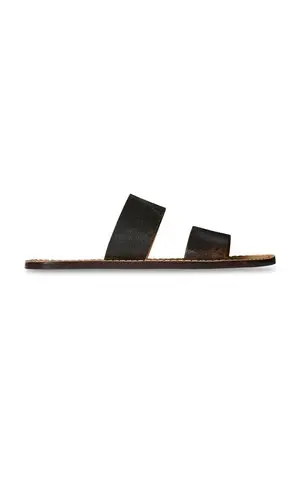 THE ROW Charlie Suede Sandals - Brown