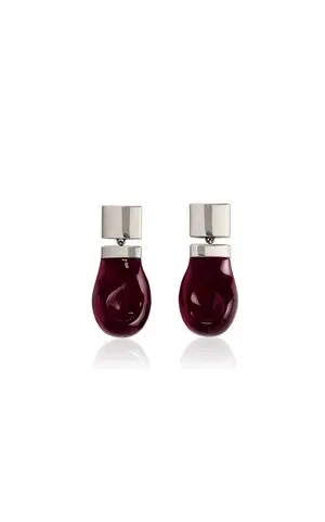 Khaite Keefe Resin Earrings - Red