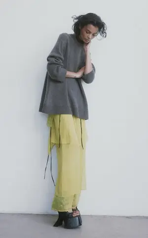 HARRIS TAPPER Exclusive Kiki Wool-cashmere Knit Sweater