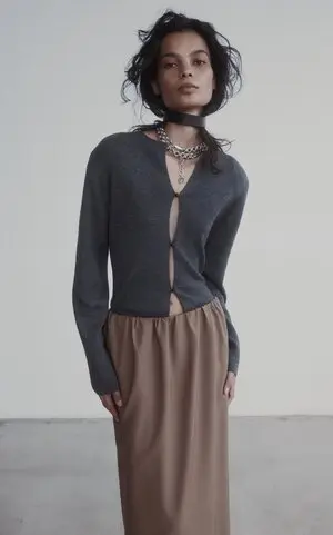HARRIS TAPPER Exclusive Violetta Wool-cashmere Cardigan
