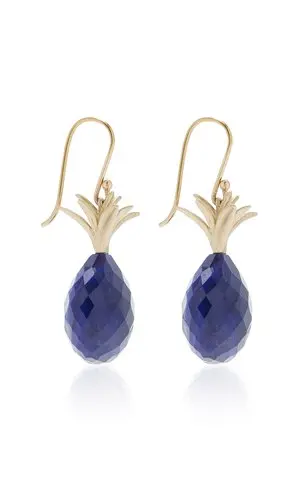 Annette Ferdinandsen Lapis Pineapple Earrings