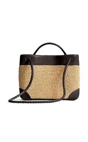 Bottega Veneta Small Andiamo Raffia Bag