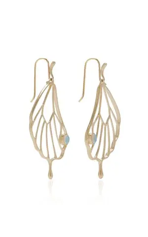 Annette Ferdinandsen Opal Pampion Wing Earrings