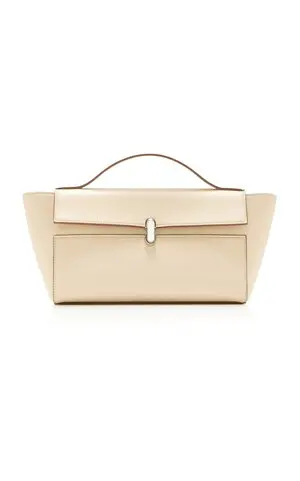 Savette Savette The Trapeze Leather Pochette Neutral