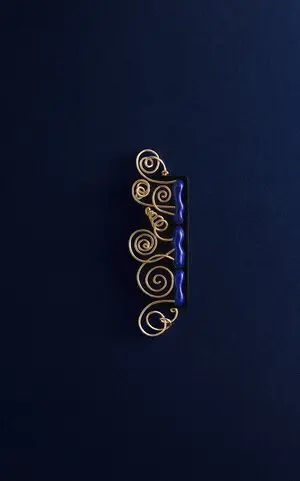 SAUER 18k Yellow Gold Forma Spiralis Necklace
