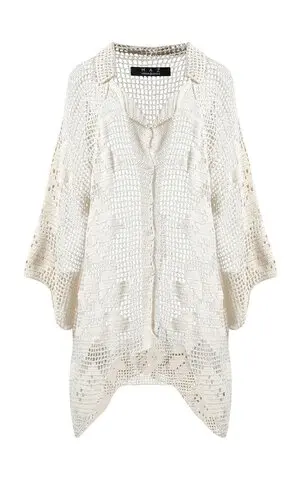 MAZ MANUELA ÁLVAREZ Cotton Crochet Shirt