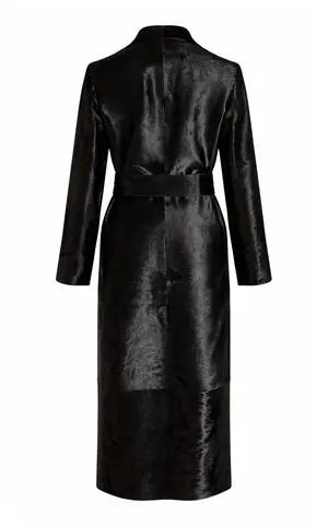 ZUT Fort Haircalf Leather Coat