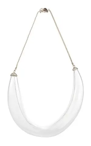 MAZ MANUELA ÁLVAREZ Sterling Slim Glass Choker