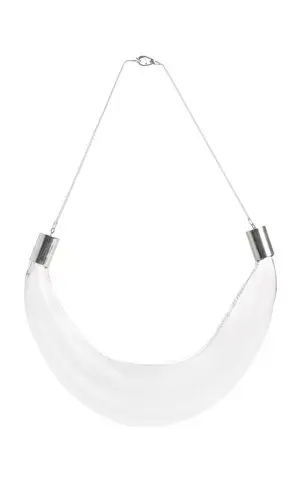 MAZ MANUELA ÁLVAREZ Sterling Thick Glass Choker - Silver