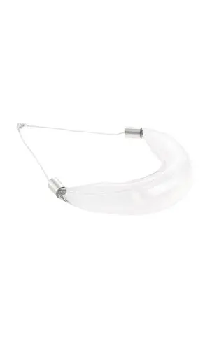 MAZ MANUELA ÁLVAREZ Sterling Thick Glass Choker
