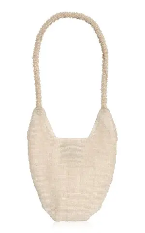 LIKE A BIRD Alva And Beaded Shoulder Bag - Silver