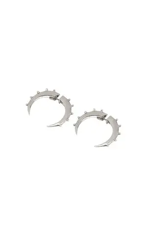 AYSHA BILGRAMI 925 Sterling Crescent Hoops