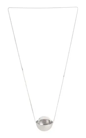 MAZ MANUELA ÁLVAREZ Sterling And Glass Half-sphere Necklace - Silver