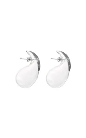 MAZ MANUELA ÁLVAREZ Sterling Large Drop Glass Earrings