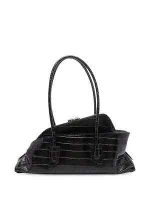 Attico La Passeggiata Small Leather Shoulder Bag