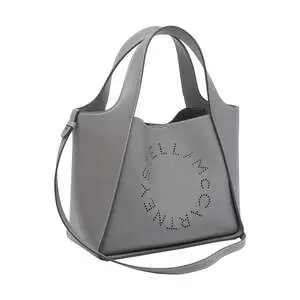 Stella McCartney Logo Detail Tote Bag - Gray