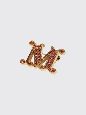 Max Mara Jewel Brooch - Red