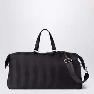 Fendi Pequin Nylon Duffle Bag - Black