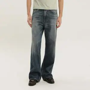 1989 STUDIO Stone Washed Denim Pants - Blue