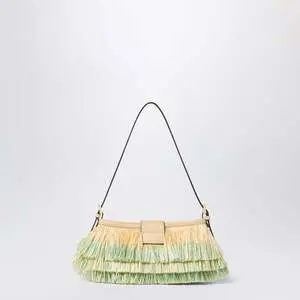 Fendi Baby B Mini Bag In Light Ombre Raffia