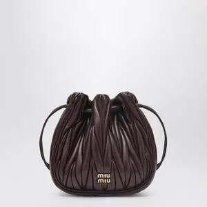 Miu Miu Quilted Nappa Drawstring Pouch